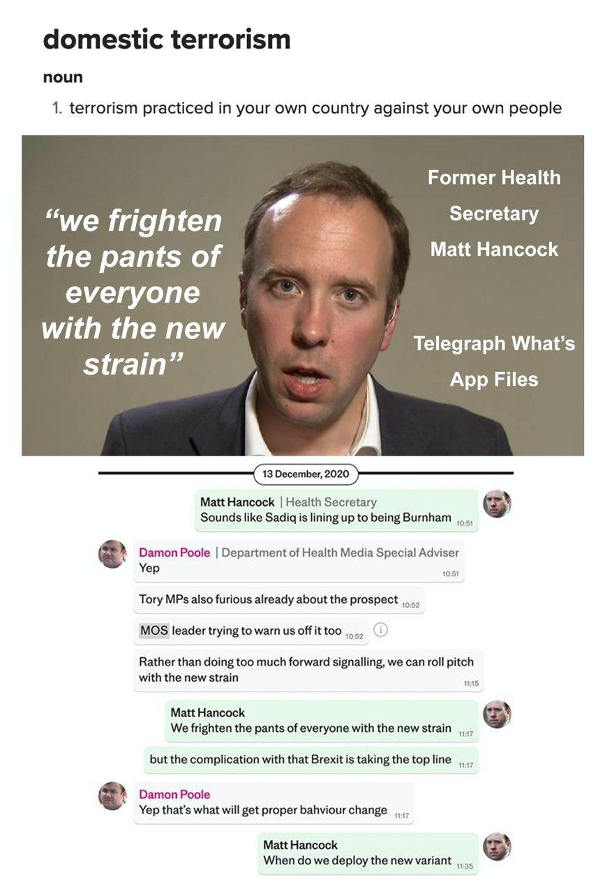 Damon Poole & Matt Hancock's Conversation Exposed
